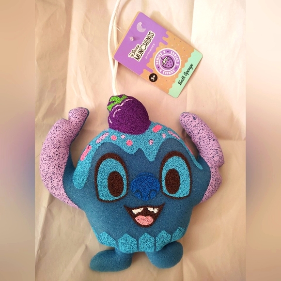 Disney | Bath & Body | Disney Munchling Stitch Bath Sponge Nwt | Poshmark